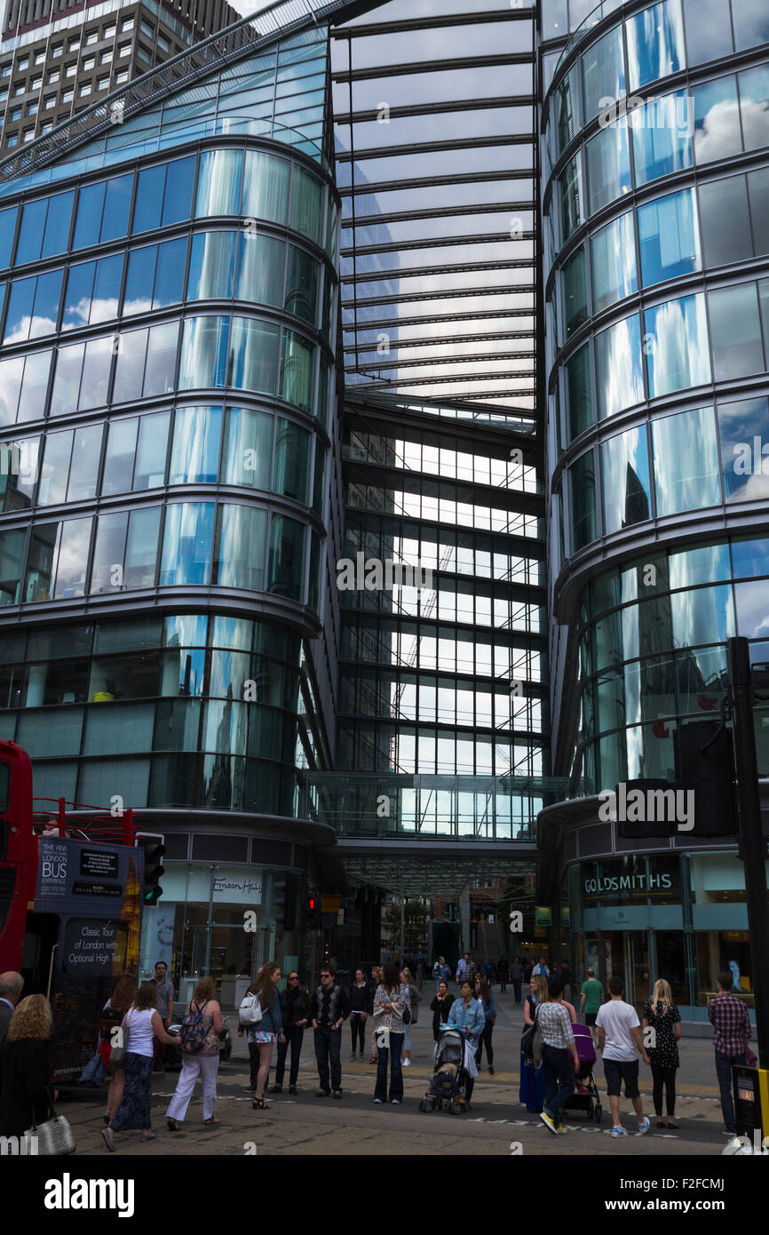 Glass buildings beside Victoria Street in London Stock Photo - Alamy