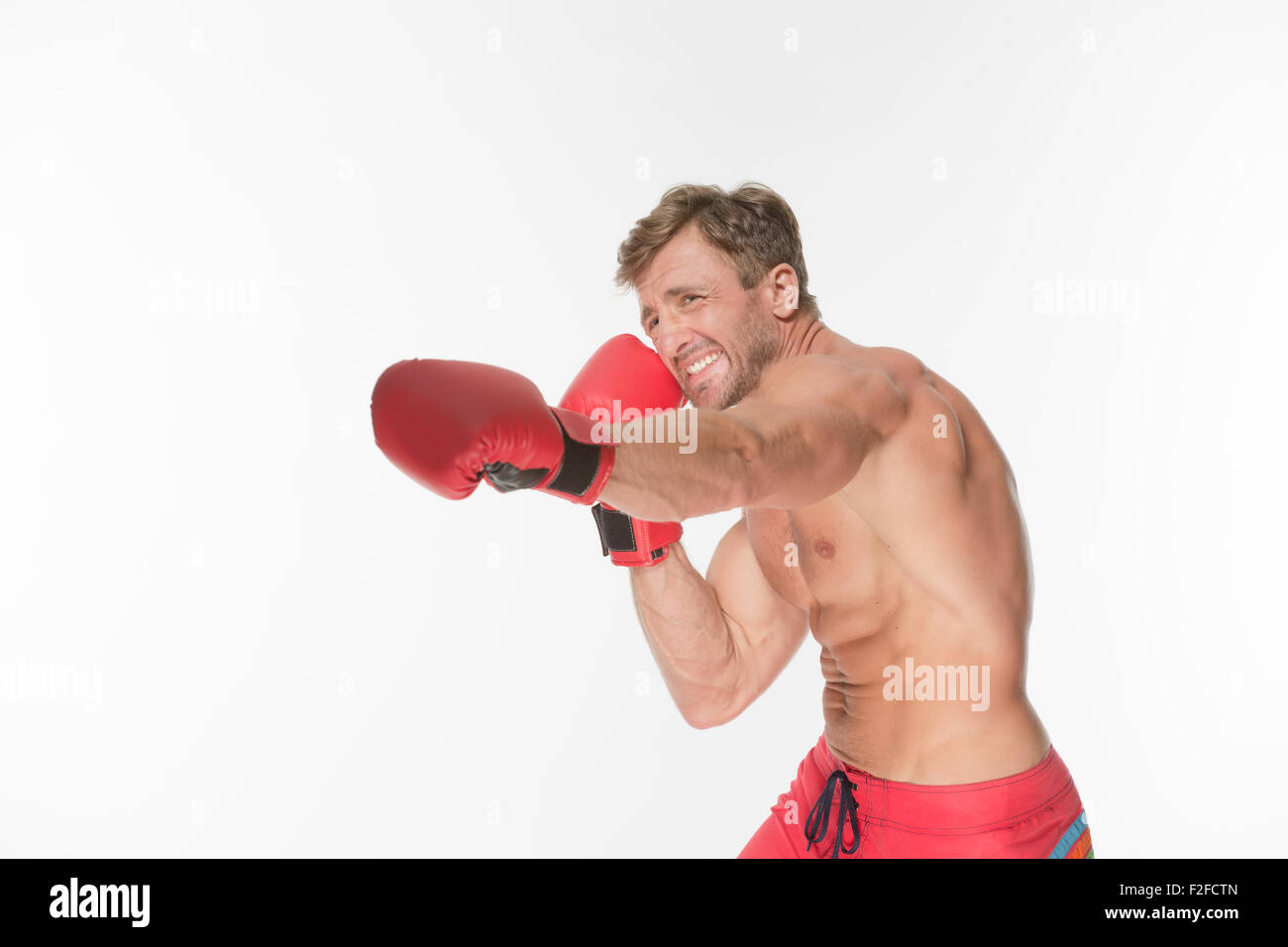 Boxing ring boxer aggression competition action hi-res stock ...