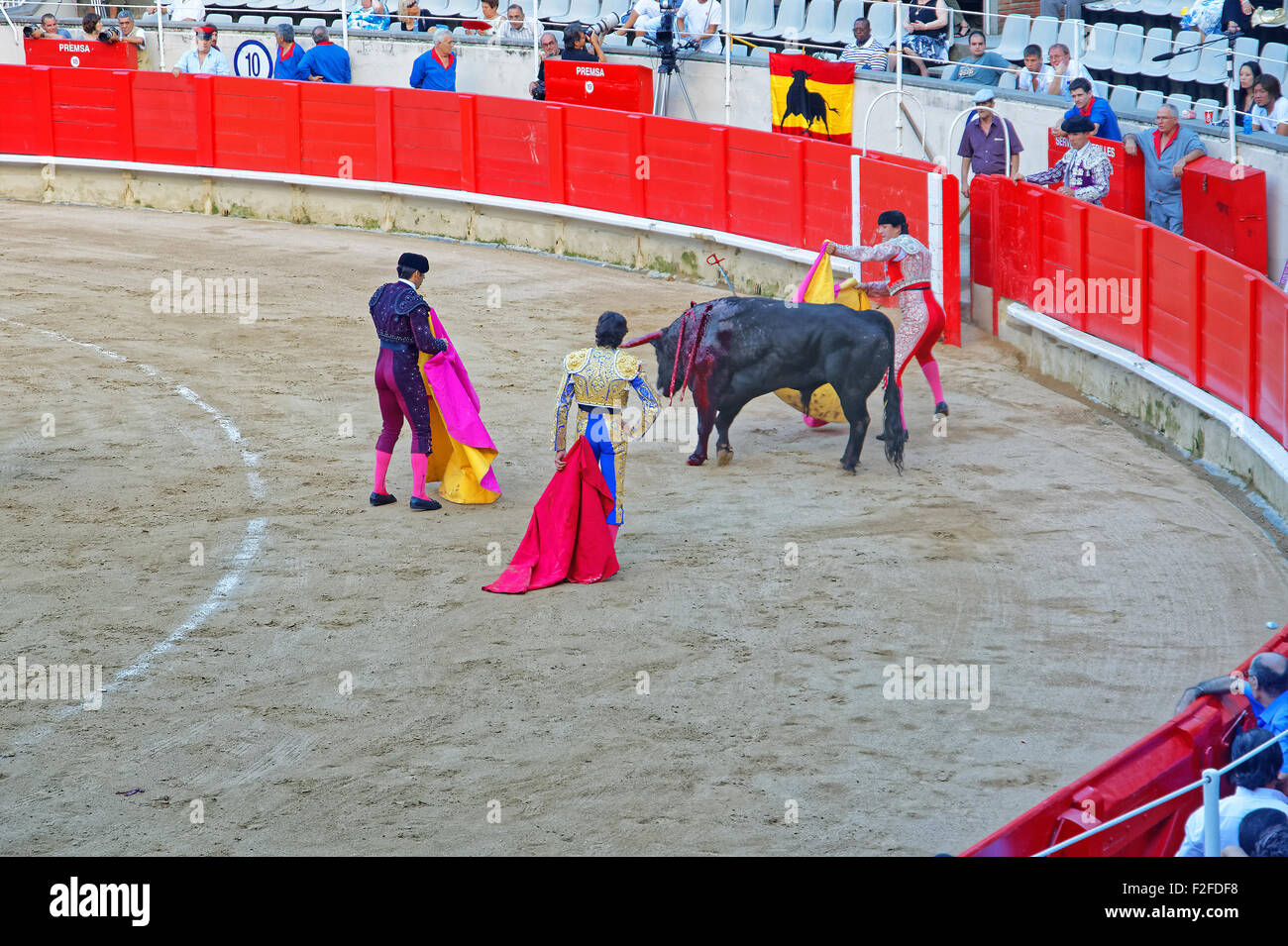 BARCELONA, SPAIN - AUGUST 01, 2010: Traditional Spanish amusement ...