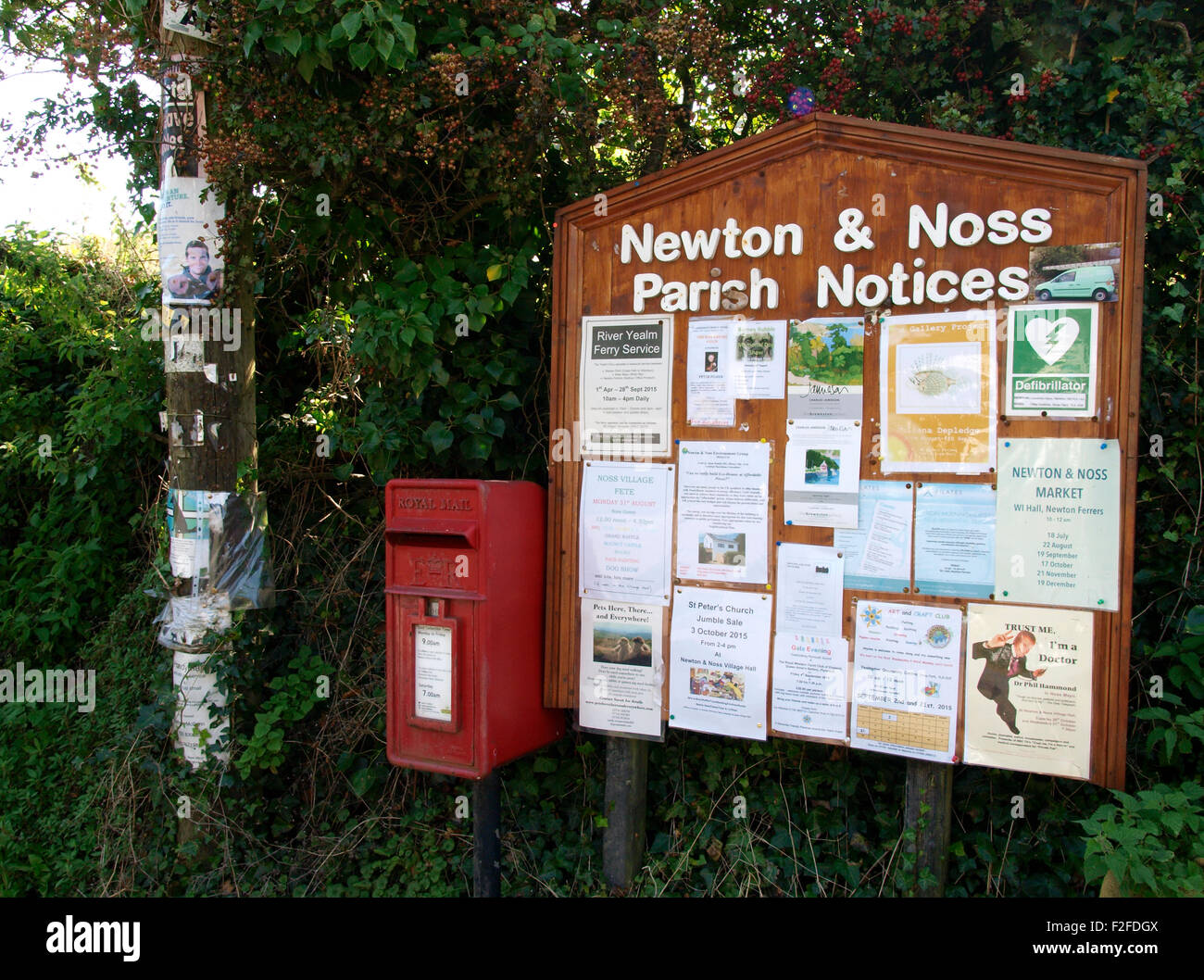 Parish notice board hi-res stock photography and images - Alamy