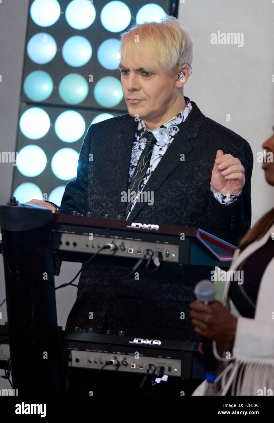 New York, NY, USA. 17th Sep, 2015. Nick Rhodes on stage for NBC Today ...