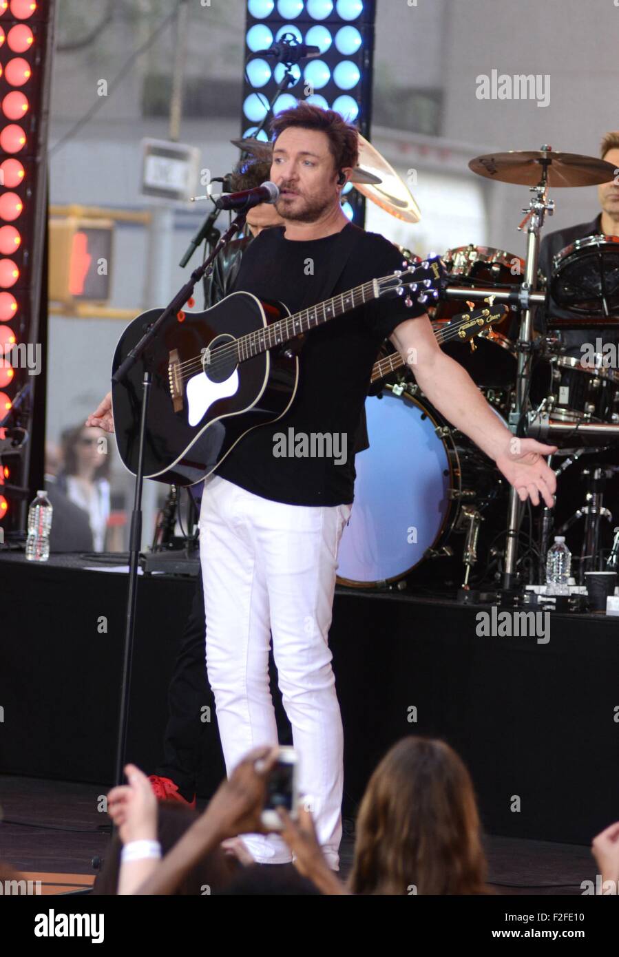 New York, NY, USA. 17th Sep, 2015. Simon Le Bon on stage for NBC Today ...