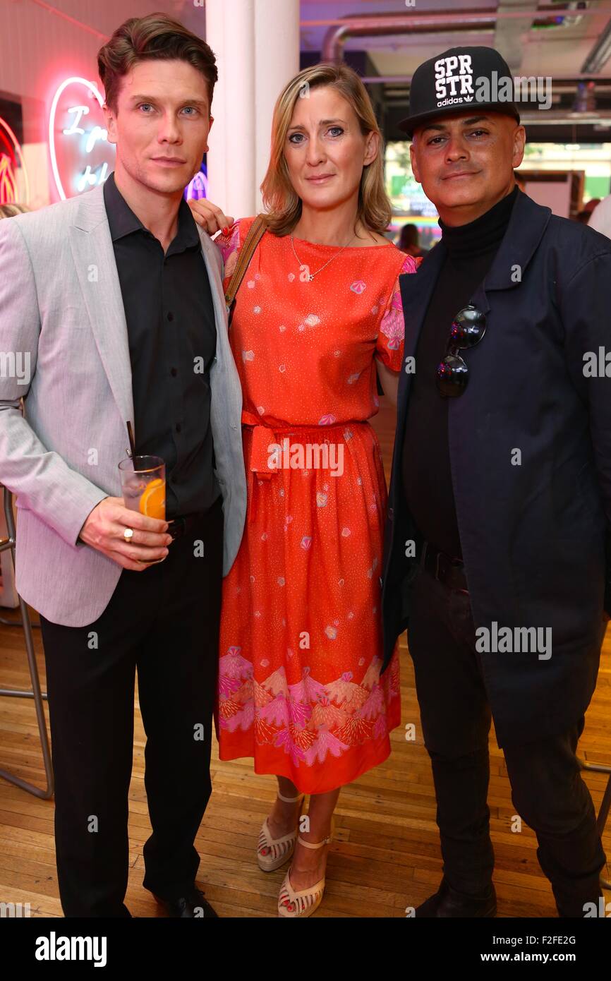 Guests attend group exhibition 'City Lights' at London’s newest art ...