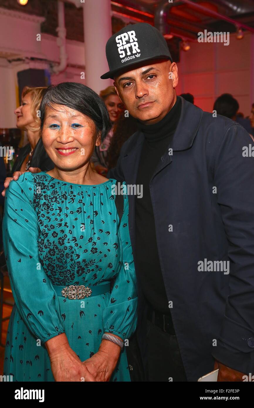 Guests attend group exhibition 'City Lights' at London’s newest art ...