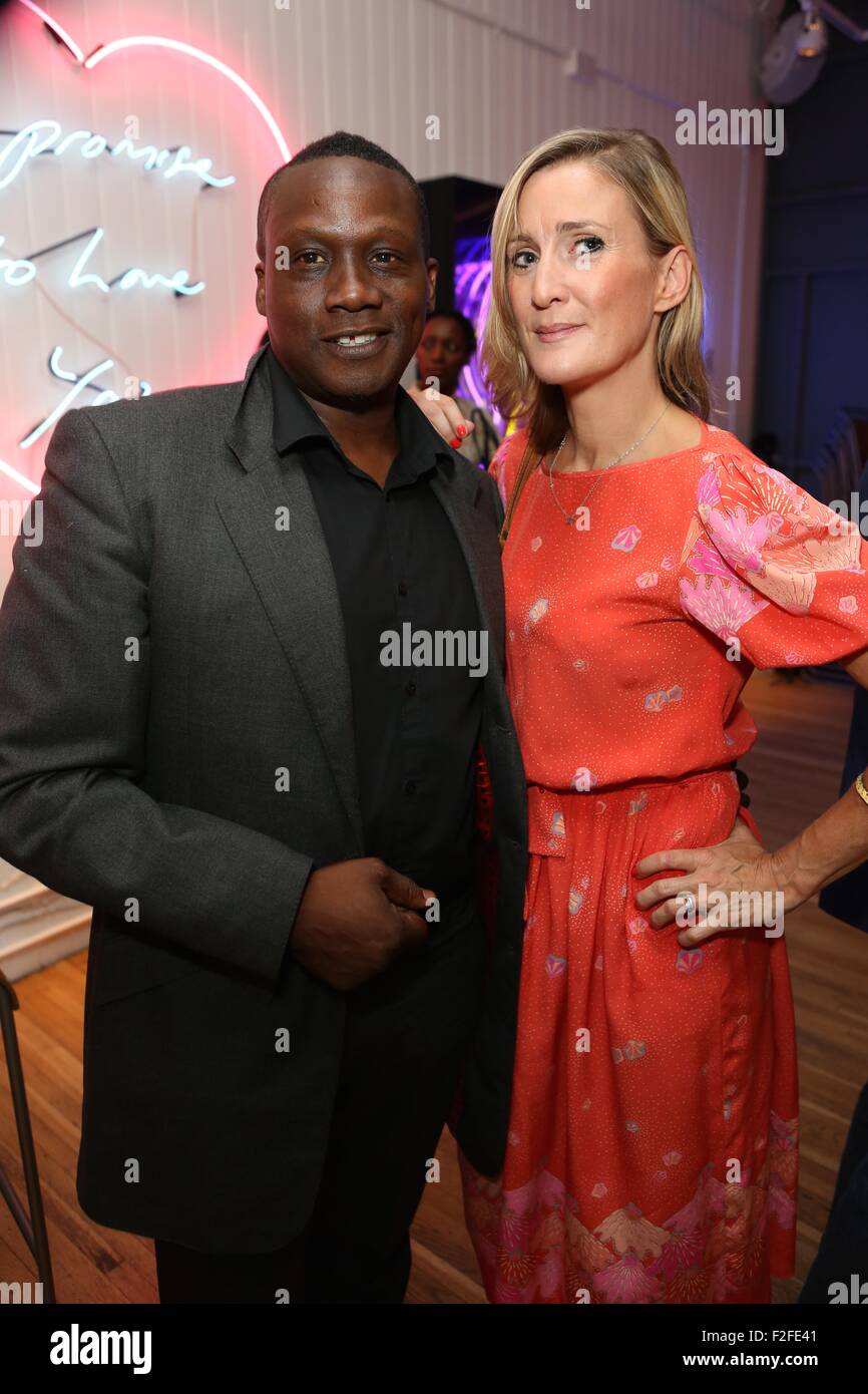 Guests attend group exhibition 'City Lights' at London’s newest art ...