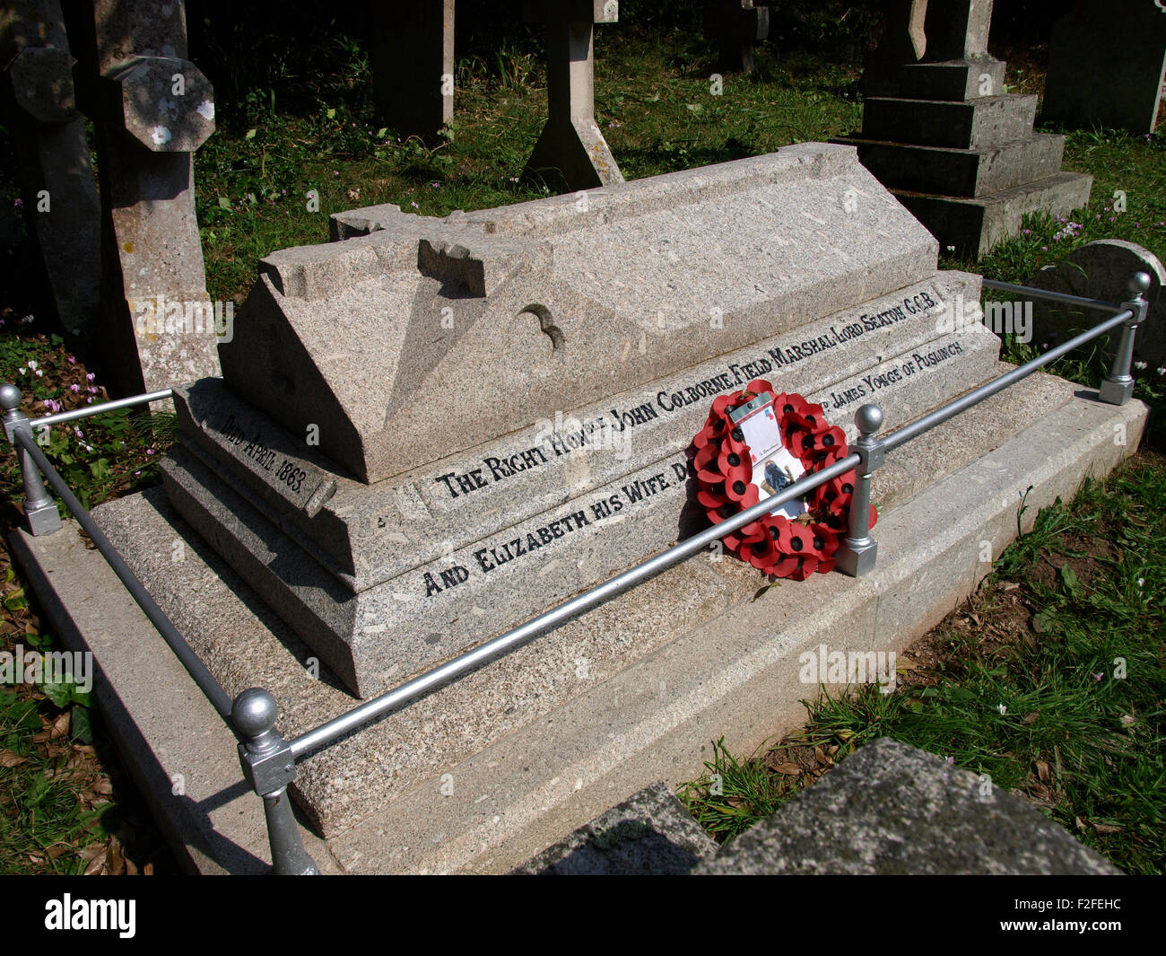 Grave of Field Marshal John Colborne, 1st Baron Seaton, GCB, GCMG, GCH ...
