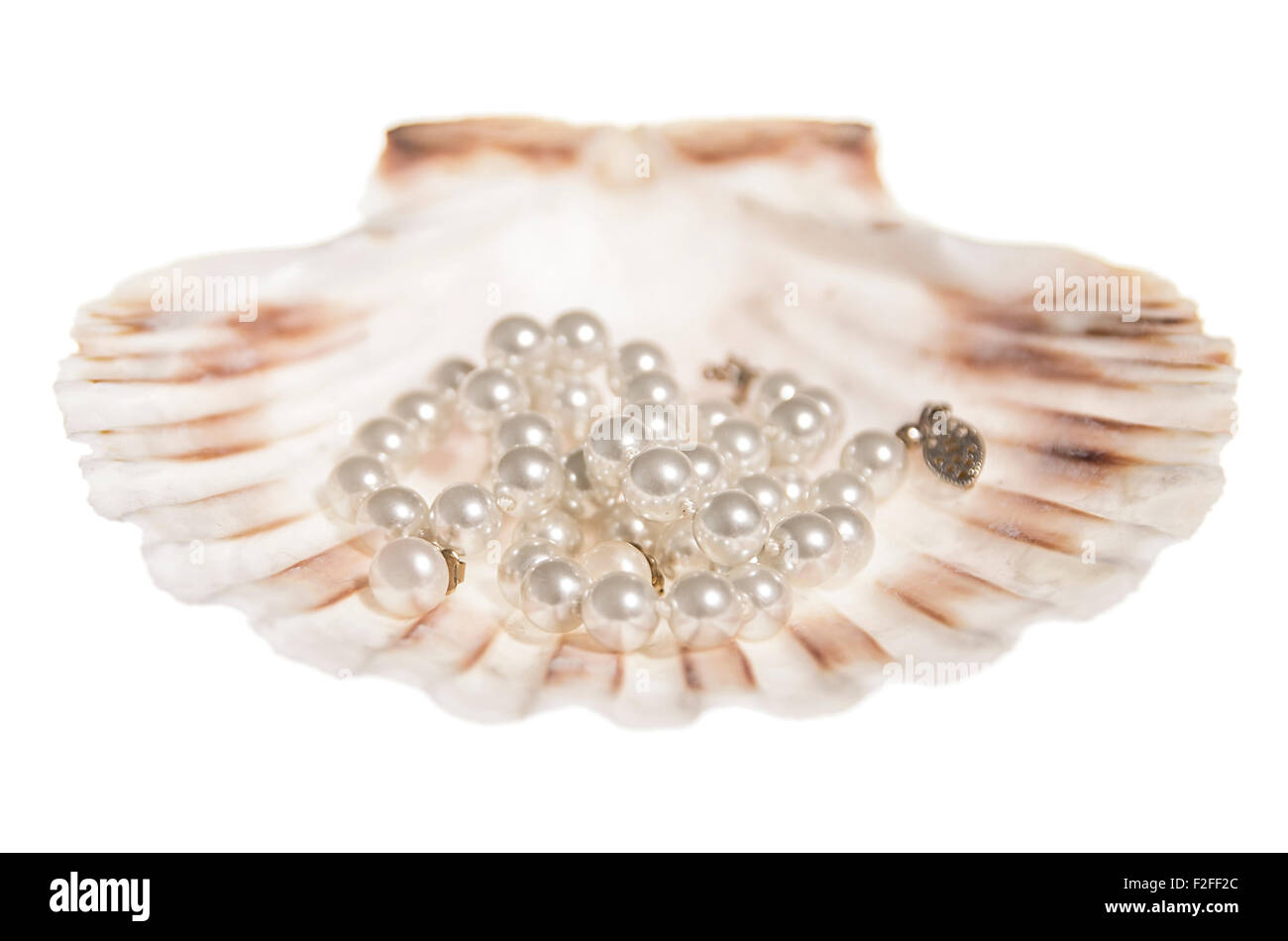 Elegant shiny large pearls on hi-res stock photography and images - Alamy