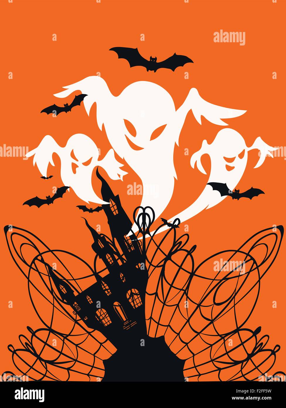 Spooky House Trick Or Treat Card Design Stock Vector Image Art Alamy spooky-house-trick-or-treat-card-design-stock-vector-image-art-alamy