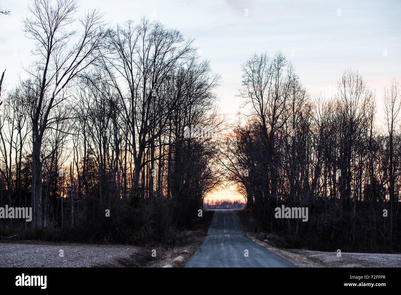 A desolate country road Stock Photo - Alamy