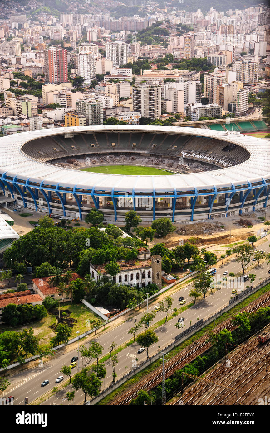 Aerial view of Maracana stadium in Rio de Janeiro, Brazil Stock Photo - Alamy