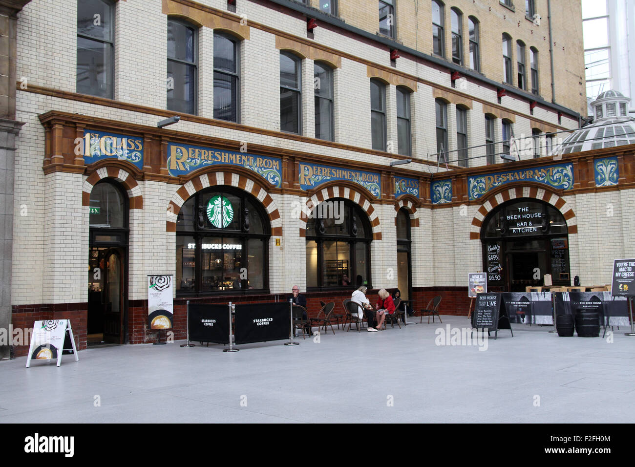 Restored Victoria Station in Manchester Stock Photo - Alamy