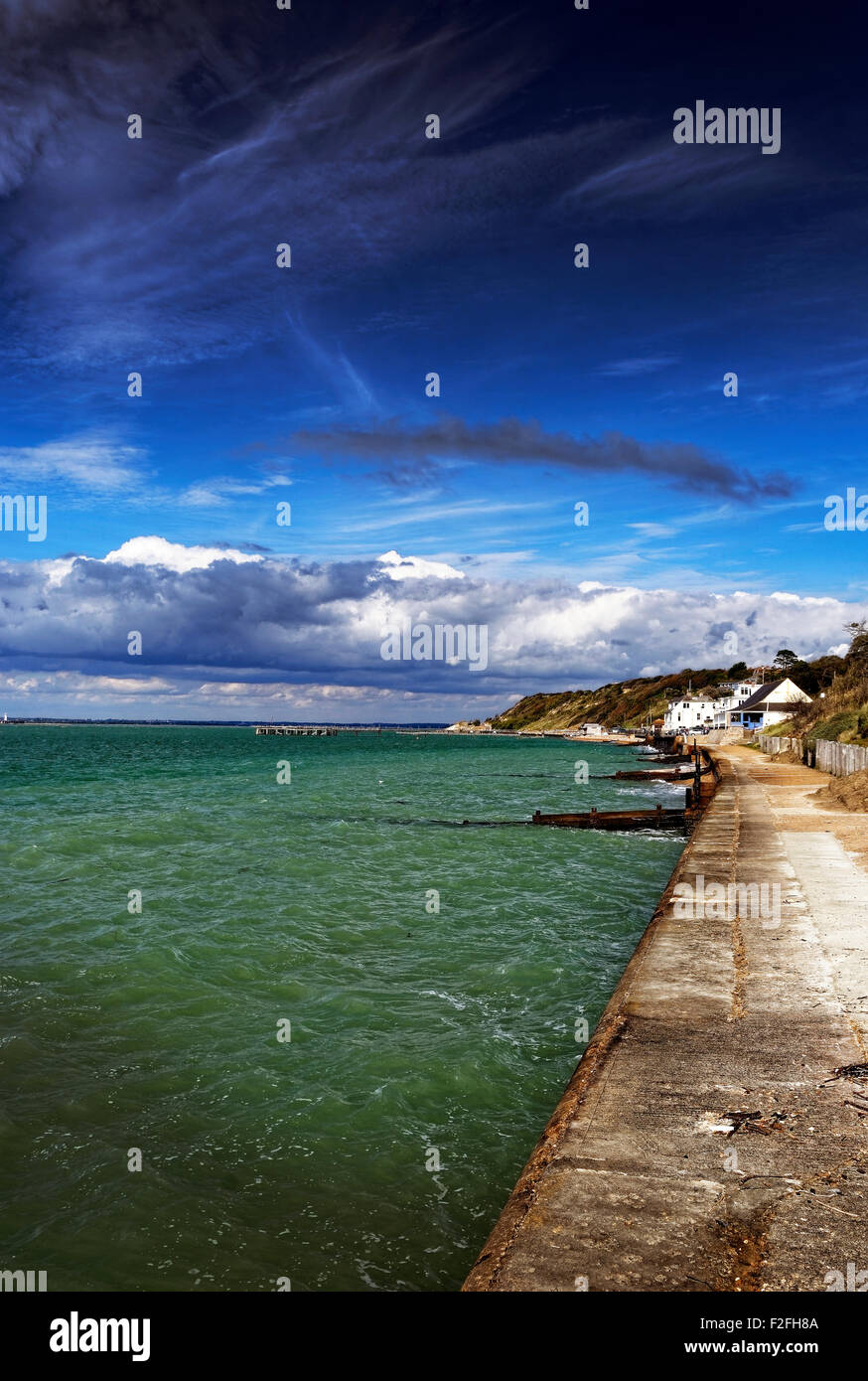 The Waterfront, is the focus for Totland Bay, on the west coast of the ...