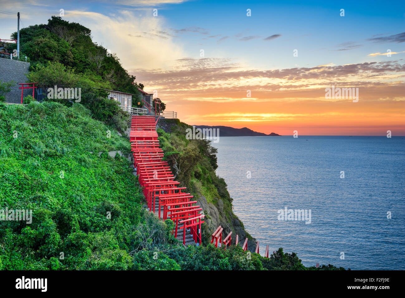 Motonosumi Inari Shrine in Yamaguchi Prefecture, Japan Stock Photo - Alamy