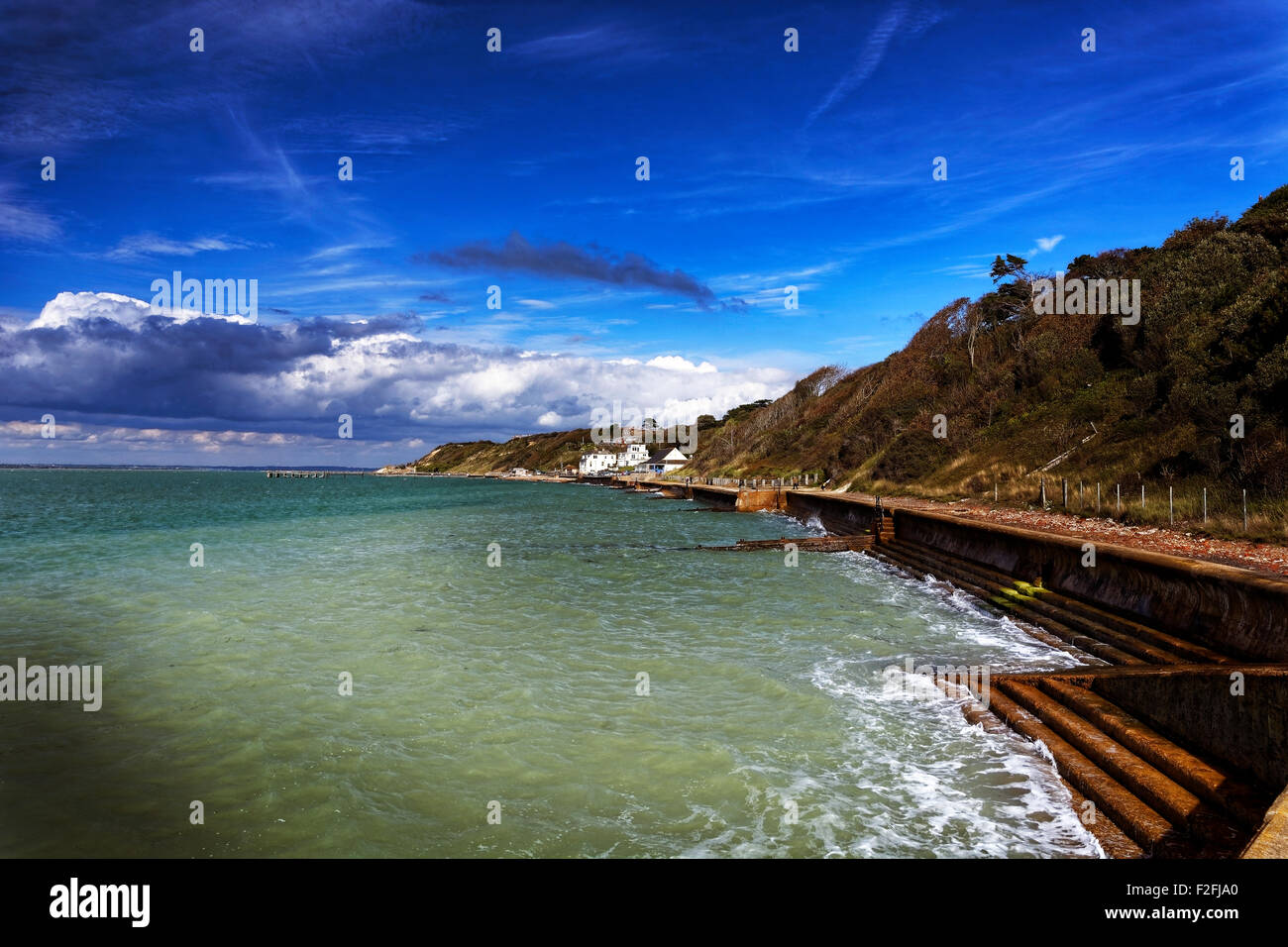 The Waterfront, is the focus for Totland Bay, on the west coast of the ...