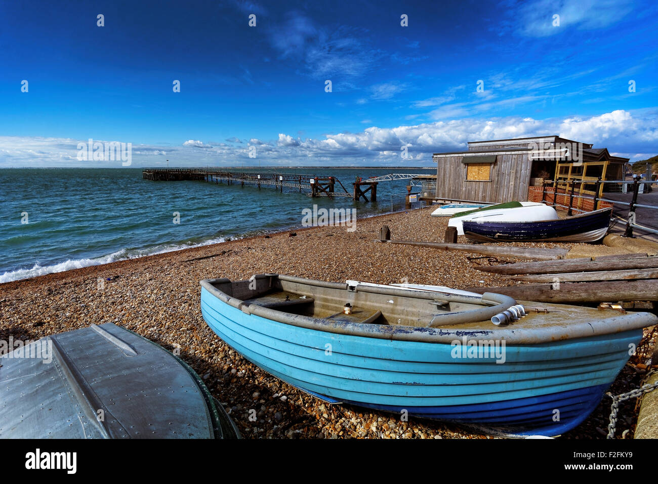 The Waterfront, is the focus for Totland Bay, on the west coast of the ...