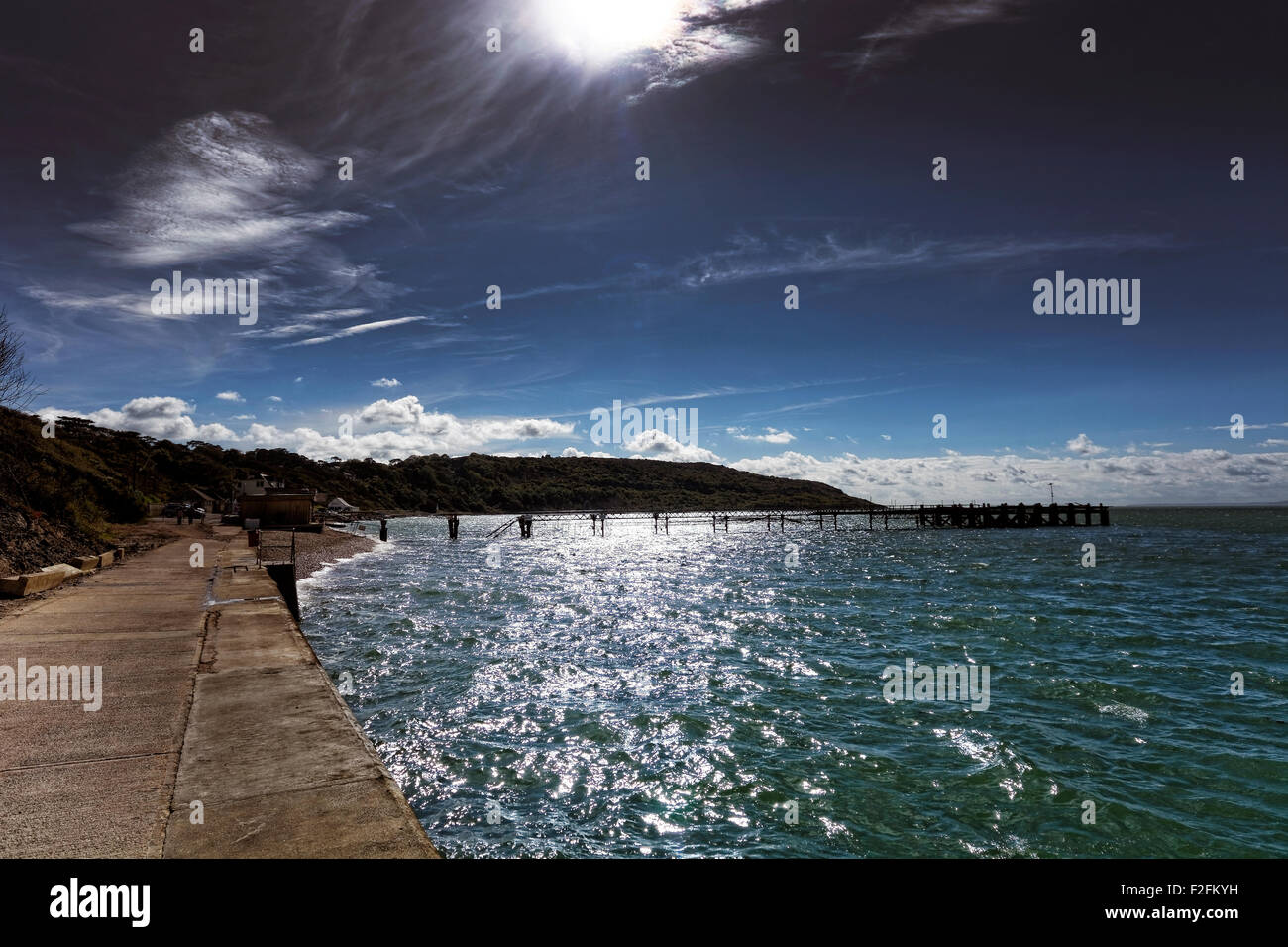The Waterfront, is the focus for Totland Bay, on the west coast of the ...