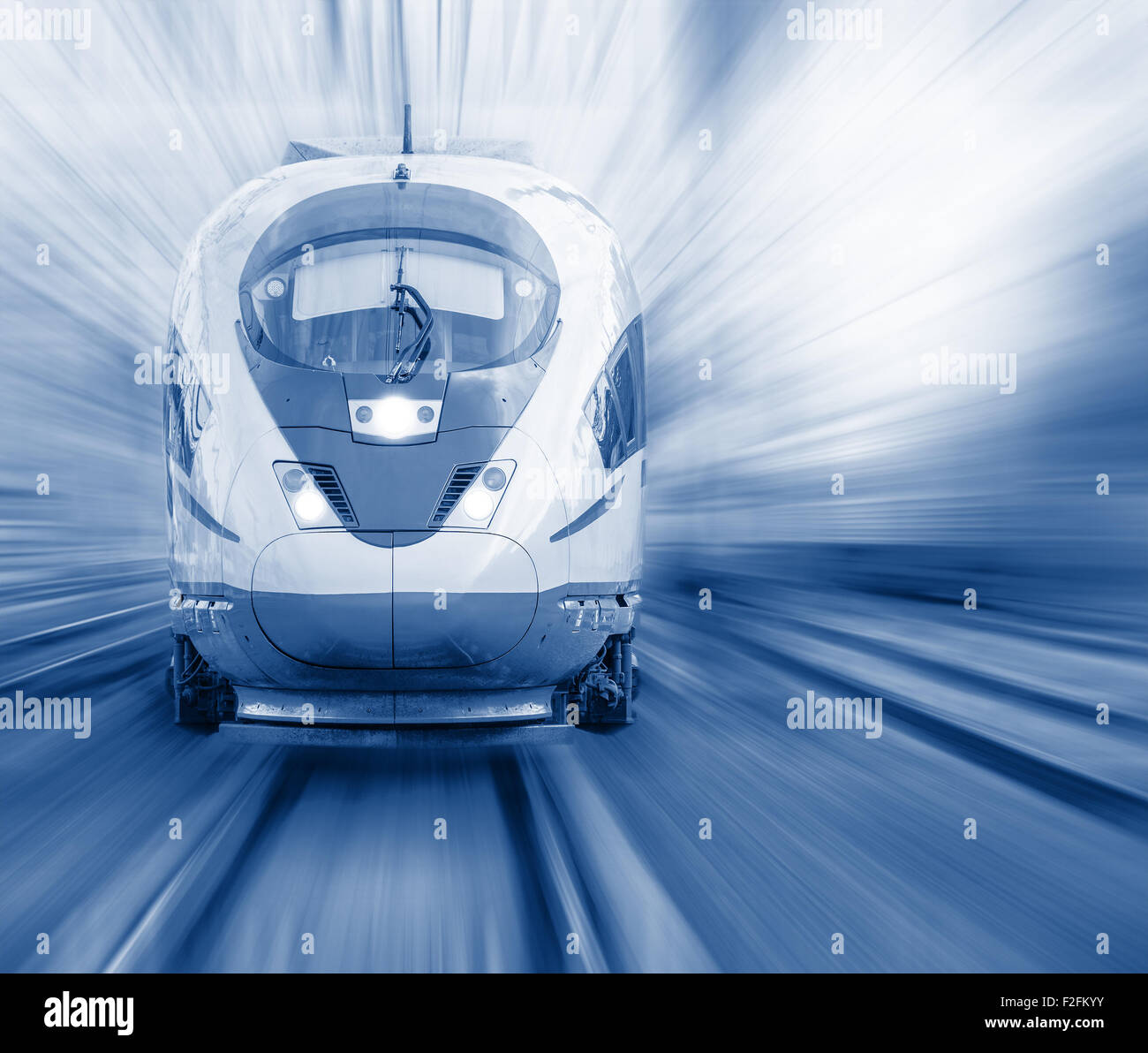 Modern high-speed train Stock Photo - Alamy