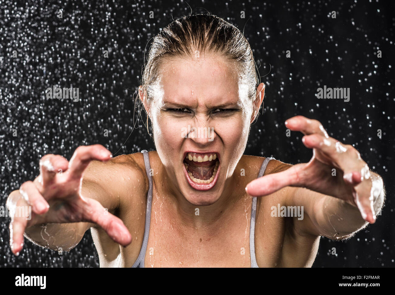 Angry fighter hi-res stock photography and images - Alamy