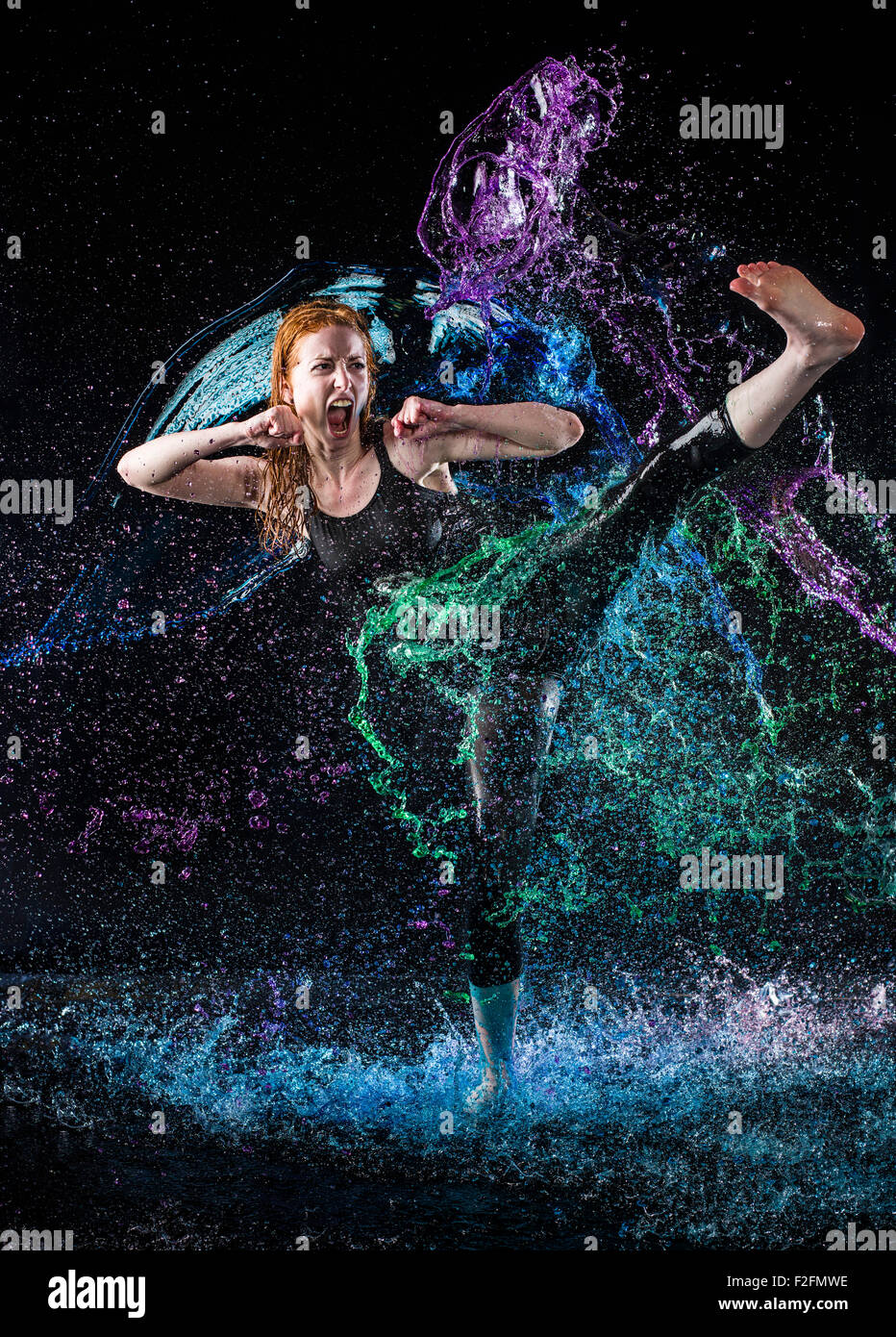 High kicking hi-res stock photography and images - Alamy