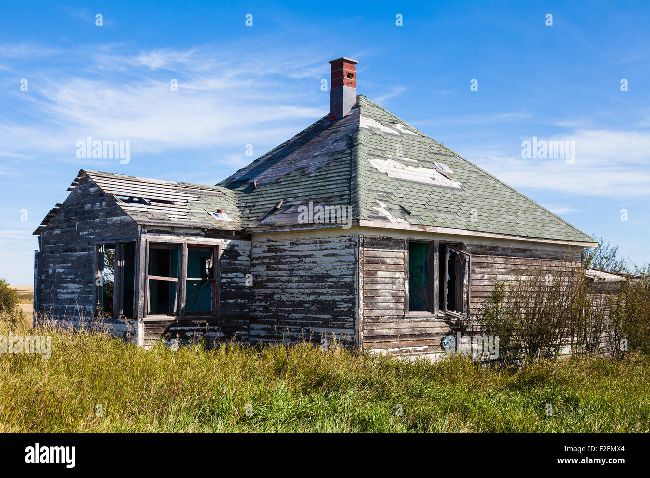 Sole remaining residential building in the ghost town of Bulwark ...