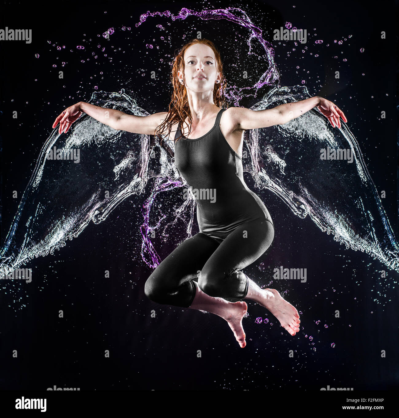 Mythical winged woman hi-res stock photography and images - Alamy