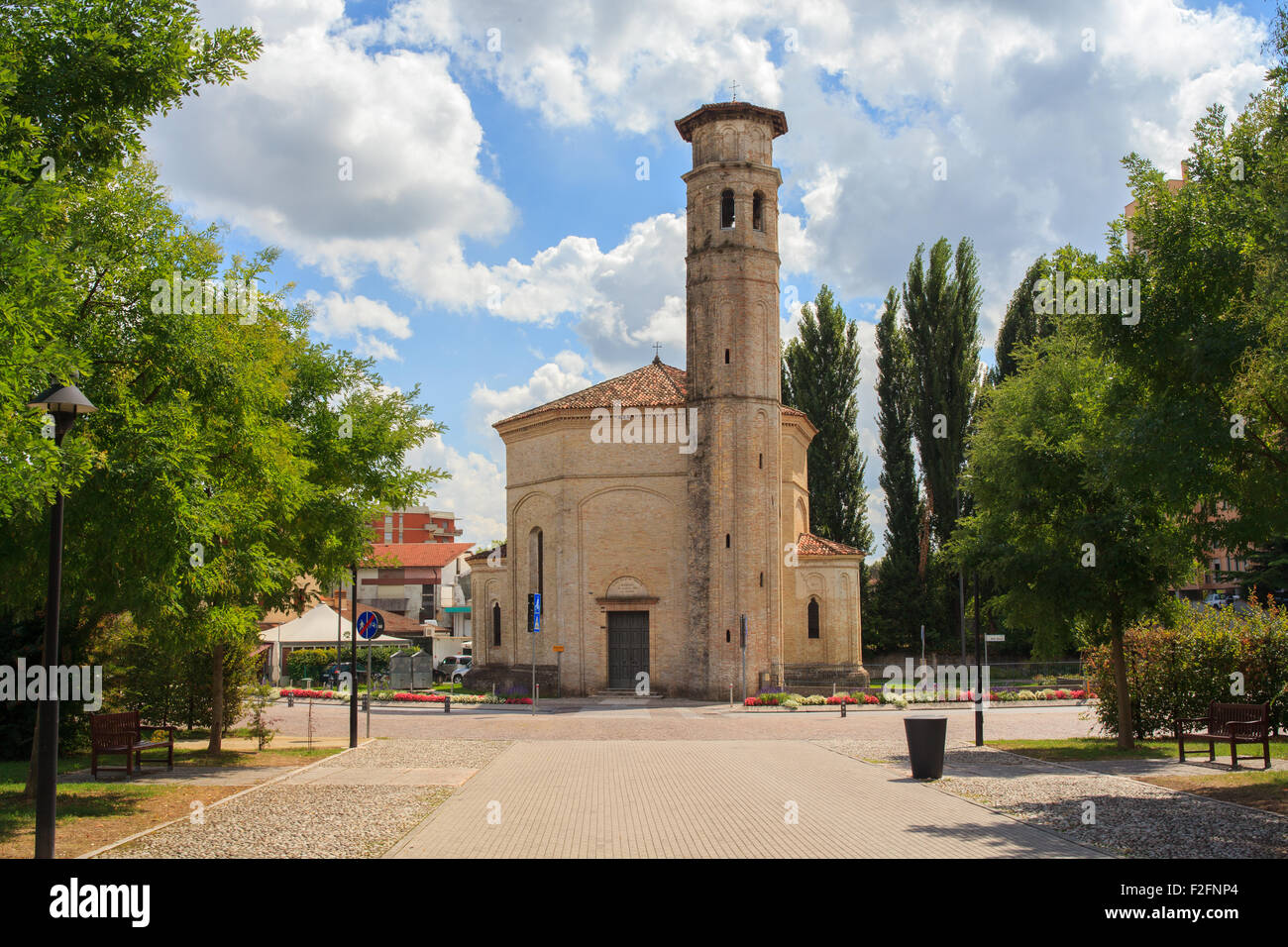 View of Church of the Holy Trinity in Pordenone Stock Photo - Alamy