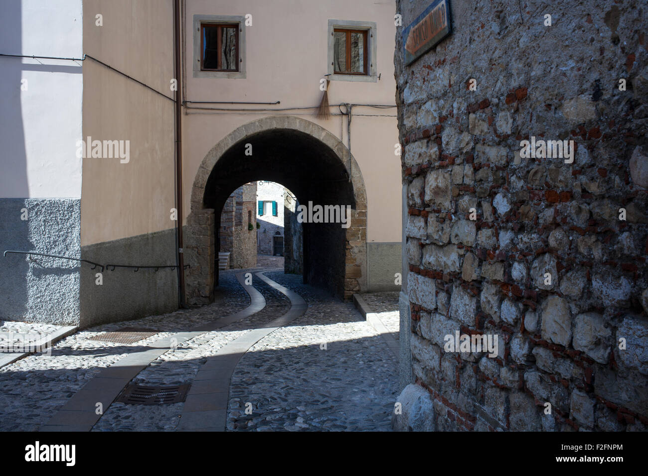 Street of Cividale del Friuli - Italy Stock Photo - Alamy