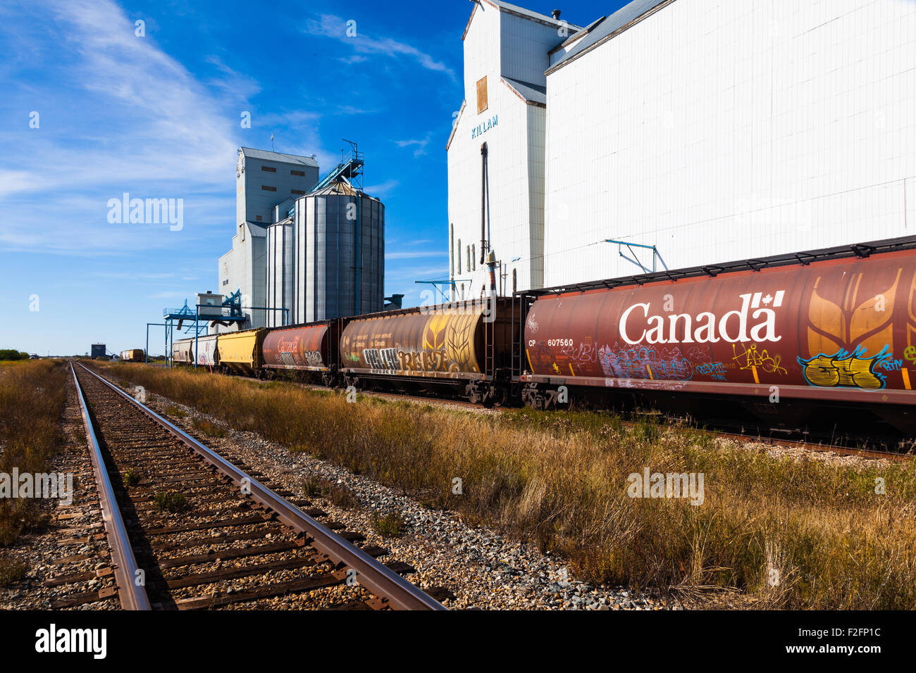 Train loading grain at hi-res stock photography and images - Alamy