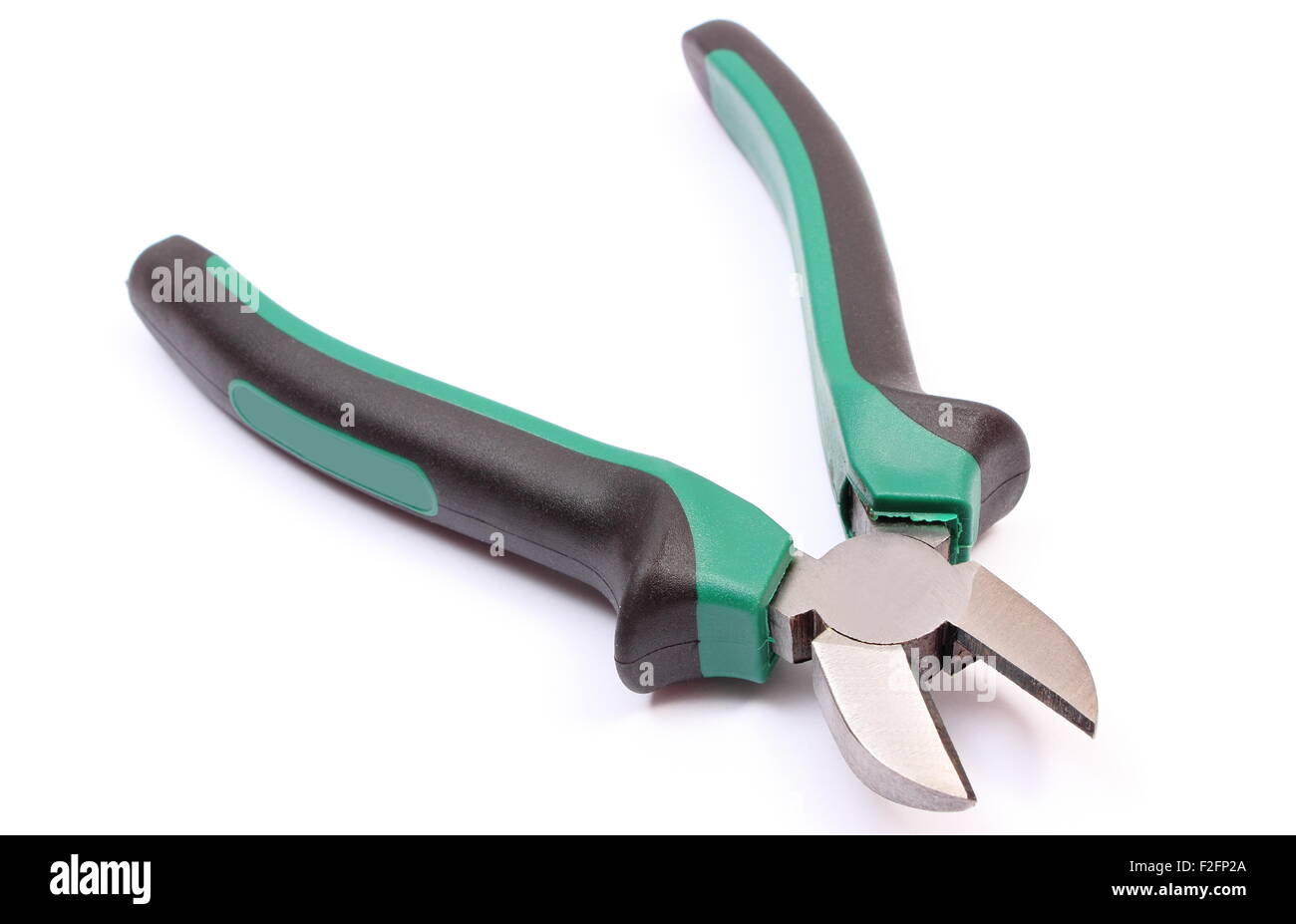 Electrical pliers isolated on white background, work tools for engineer ...