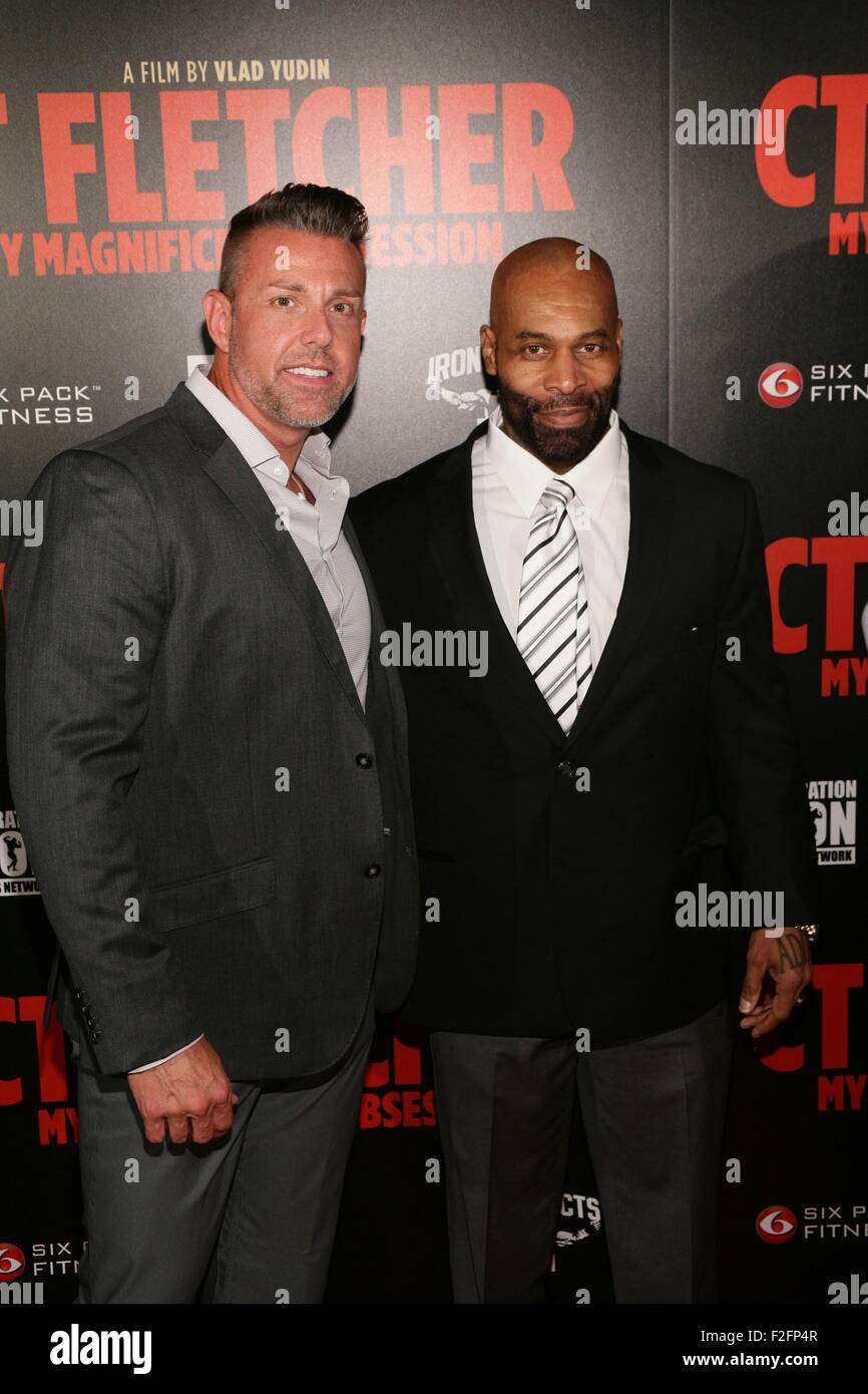 Las Vegas, NV, USA. 17th Sep, 2015. Stephen Adele, CT Fletcher at ...
