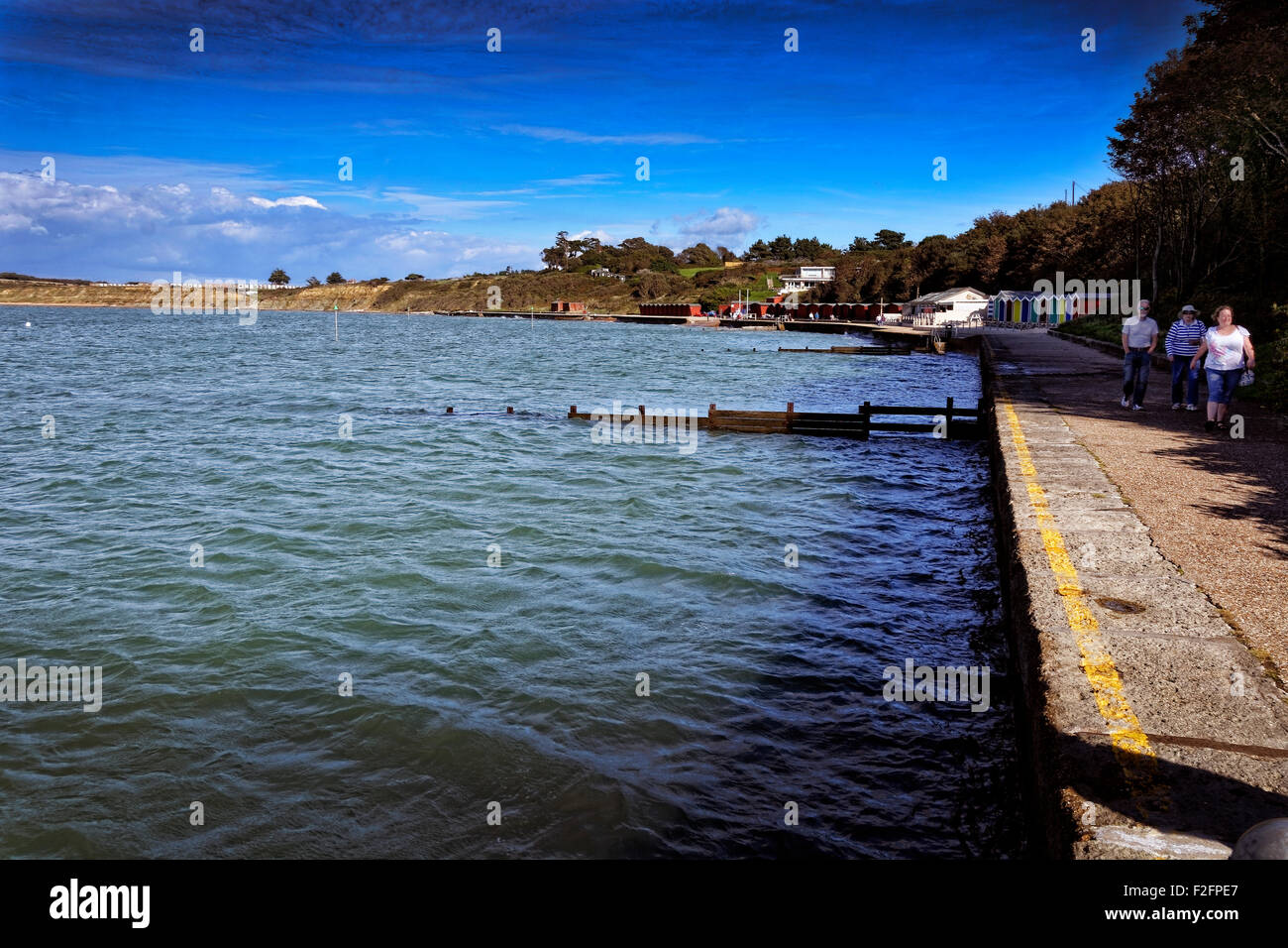 Colwell Bay is in the west of the Isle of Wight located between the ...