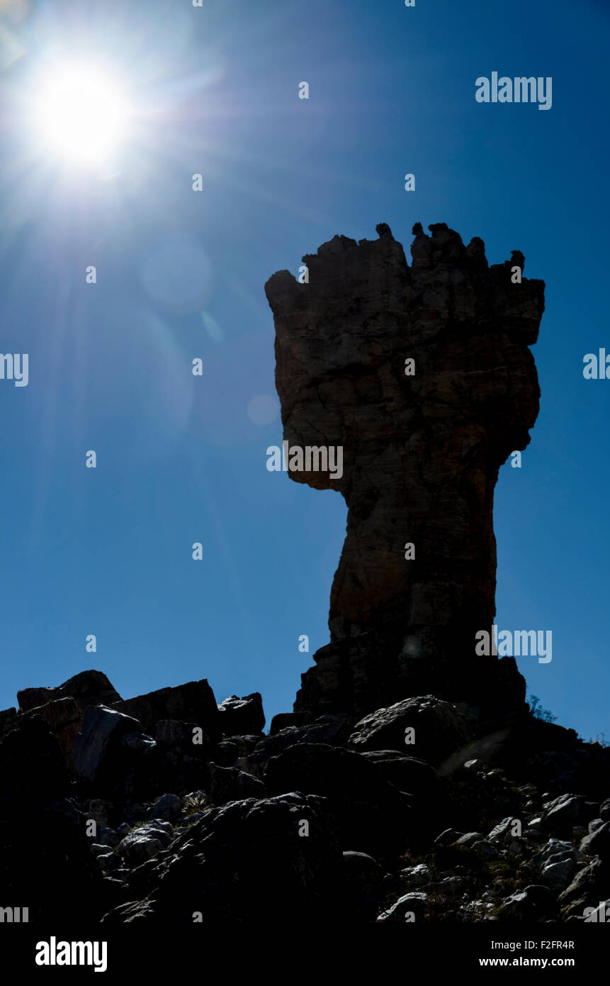 The Maltese cross rock formation in the Cederberg, South Africa Stock ...