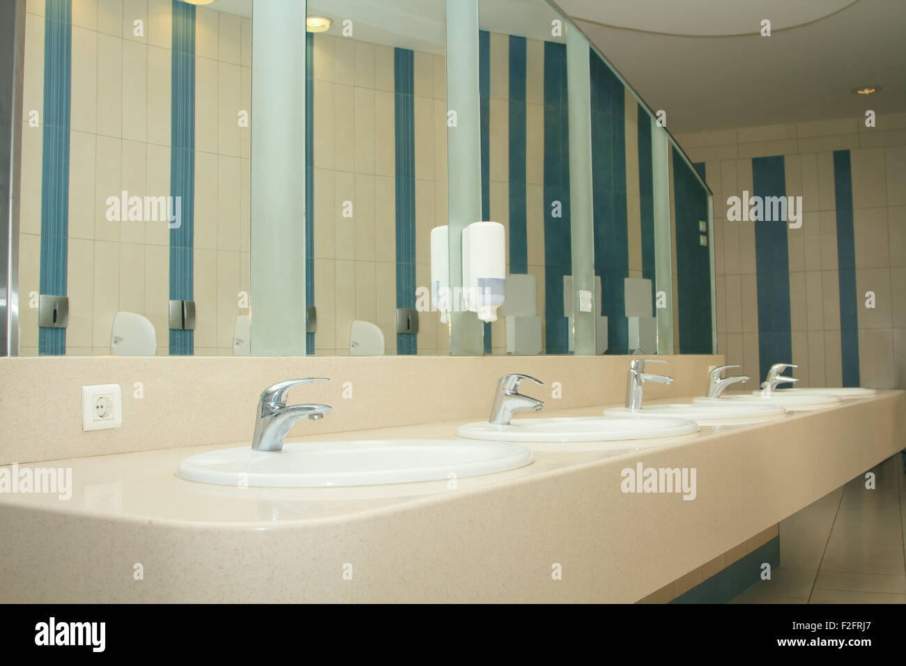 interior of private restroom Stock Photo - Alamy