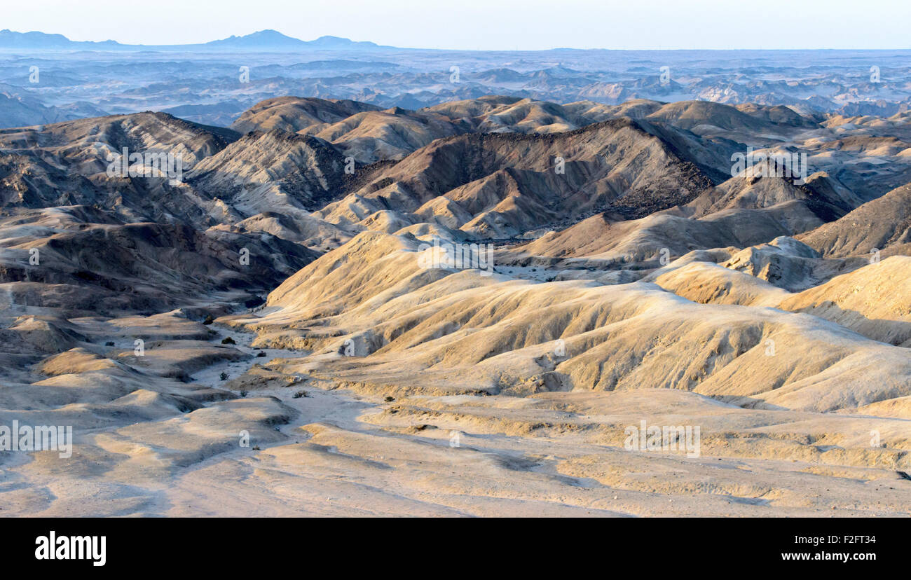 The Moon Landscape area along the Swakop river near Swakopmund in ...