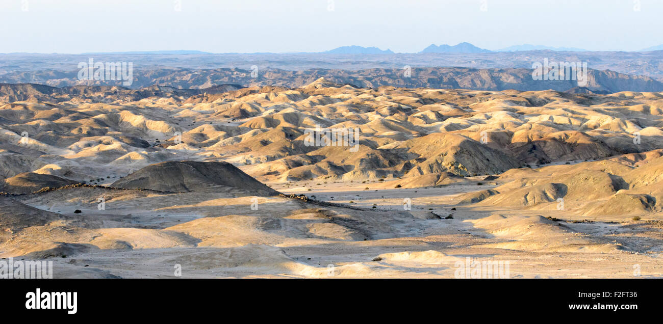 The Moon Landscape area along the Swakop river near Swakopmund in ...