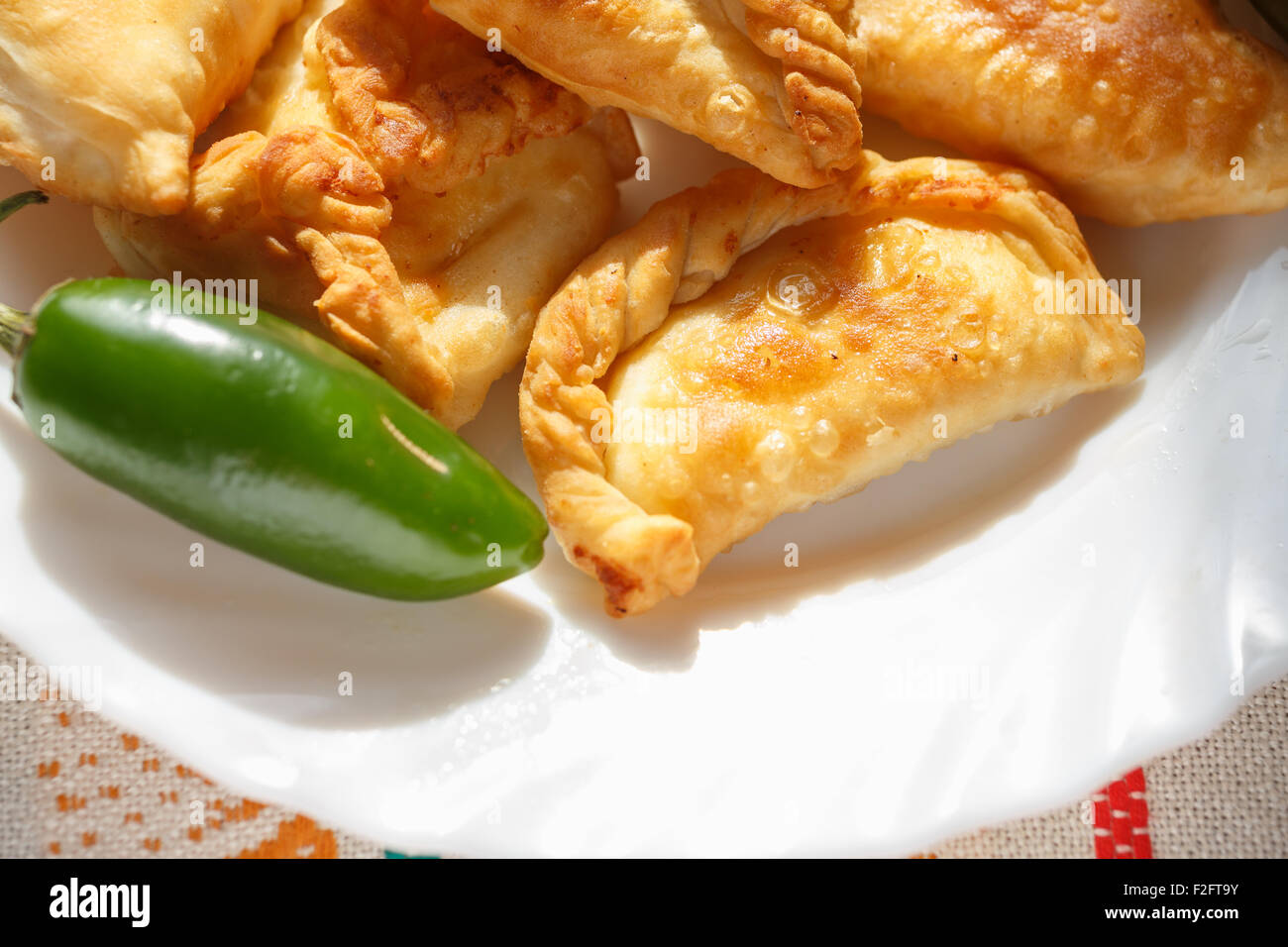 Homemade cheese stuffed patties made from puff pastry (phyllo Stock ...