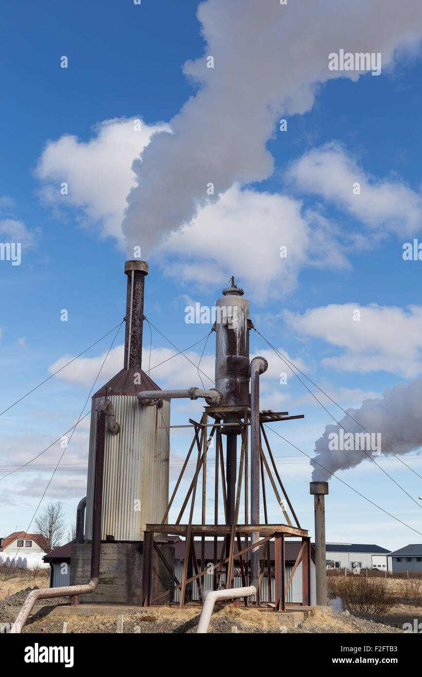 Geothermal powerplant on a farm in rural Iceland,great as a concept ...