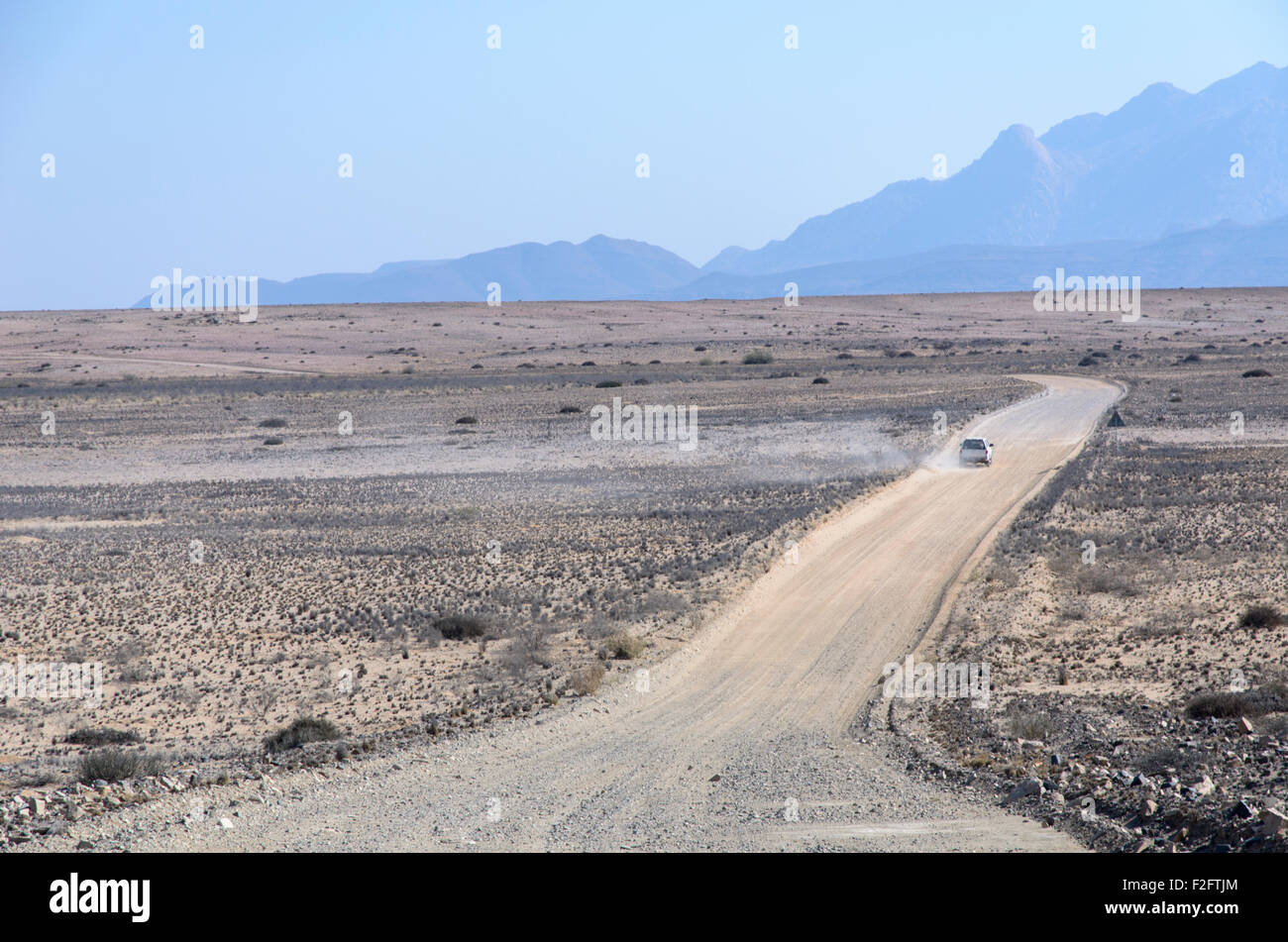 Driving around the Brandberg massif in Damaraland, Namibia Stock Photo ...