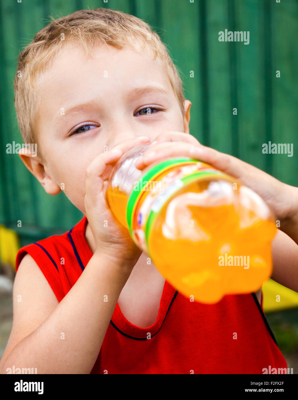 Kid drinking soda hi-res stock photography and images - Alamy