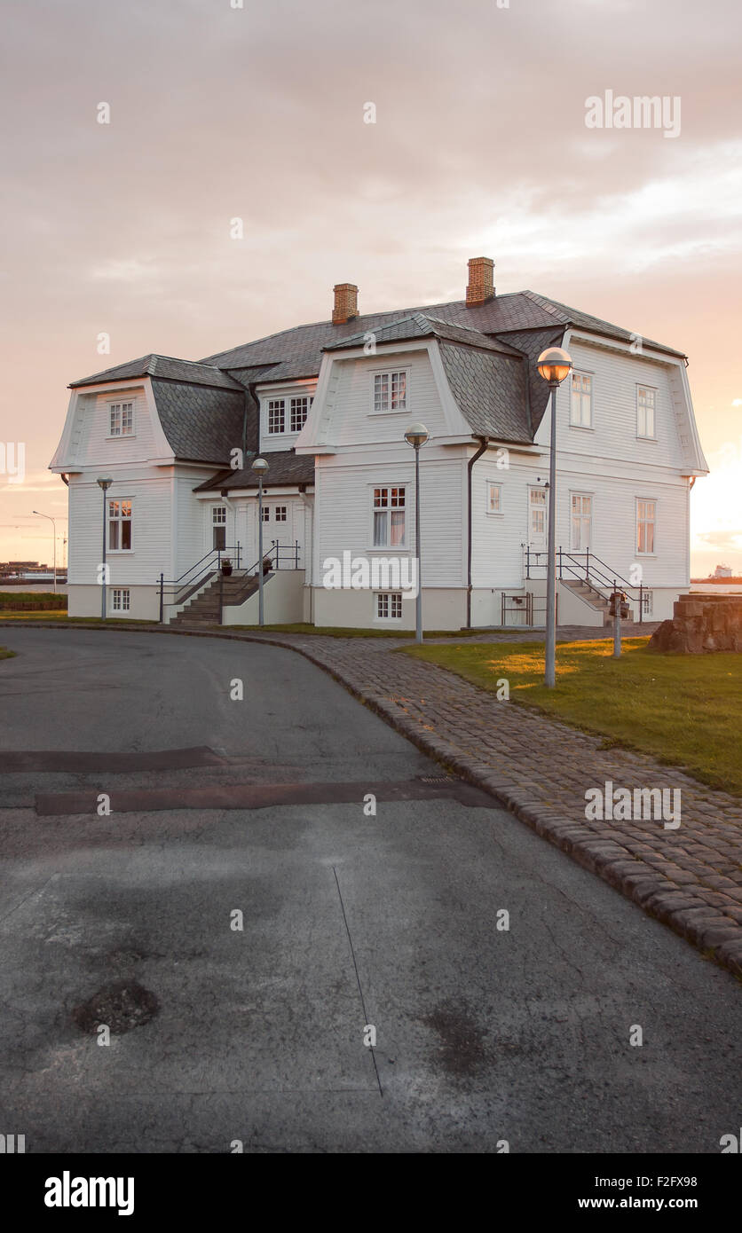 Hofdi, the official reception house of the city of Reykjavik Iceland ...