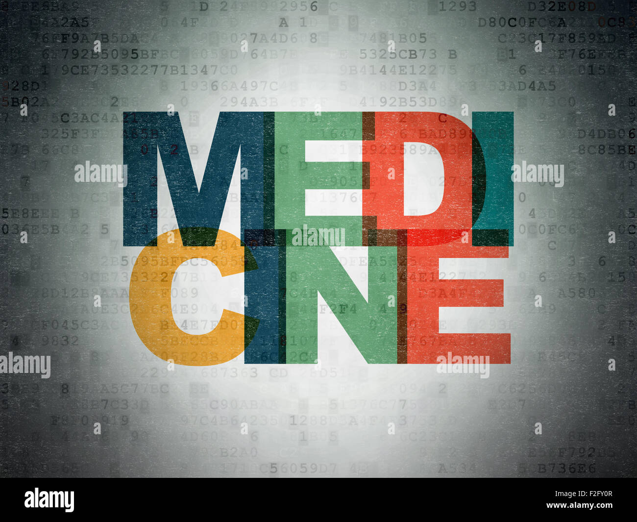 Medicine concept: Medicine on Digital Paper background Stock Photo - Alamy