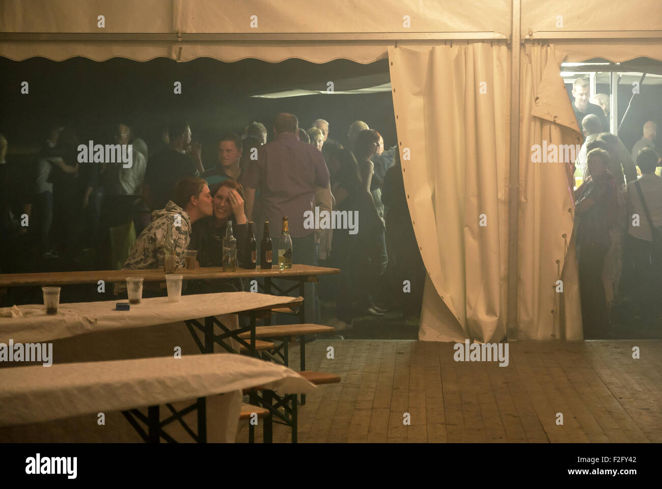 06.08.2011, Gallin, Mecklenburg-Western Pomerania, Germany - Couple in ...