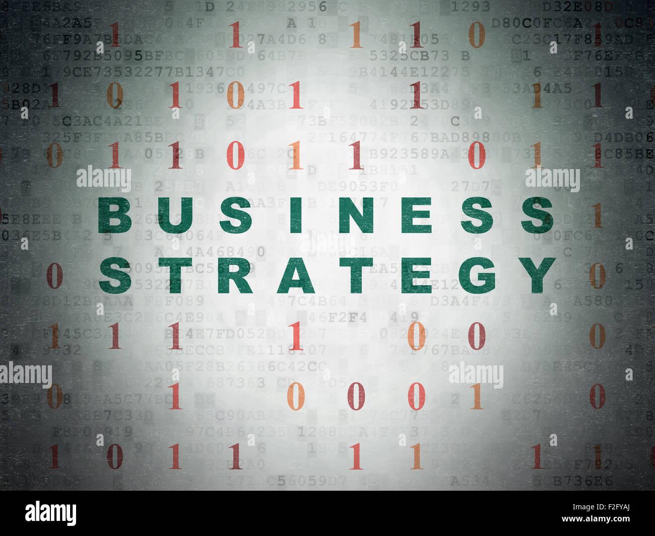 Finance concept: Business Strategy on Digital Paper background Stock ...