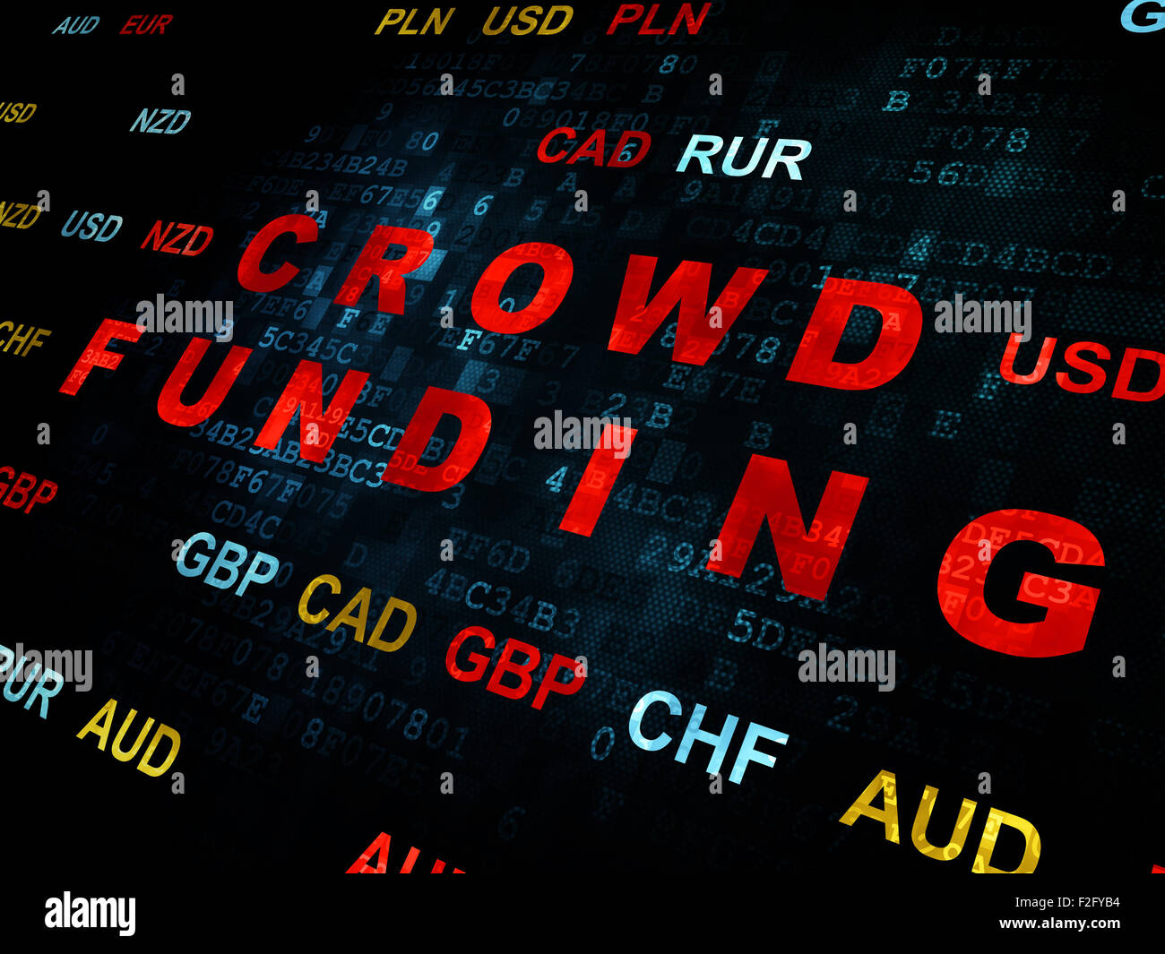 Digital code on crowd hi-res stock photography and images - Alamy