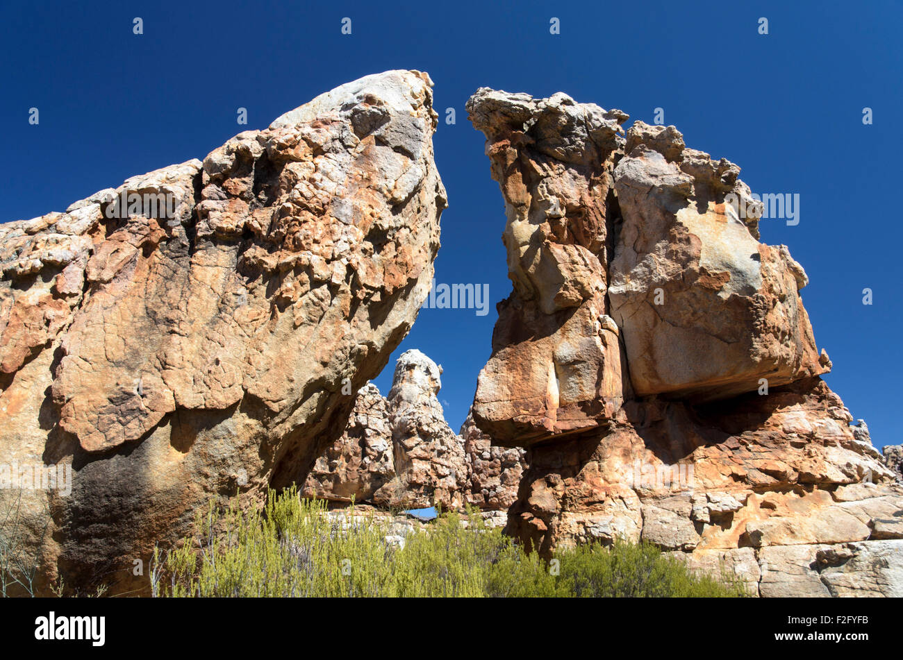 Rock formations in the Cederberg mountains of South Africa Stock Photo ...