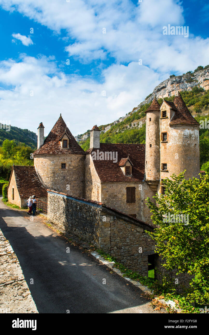 A medieval mansion in Autoire, “one of the most beautiful villages of ...