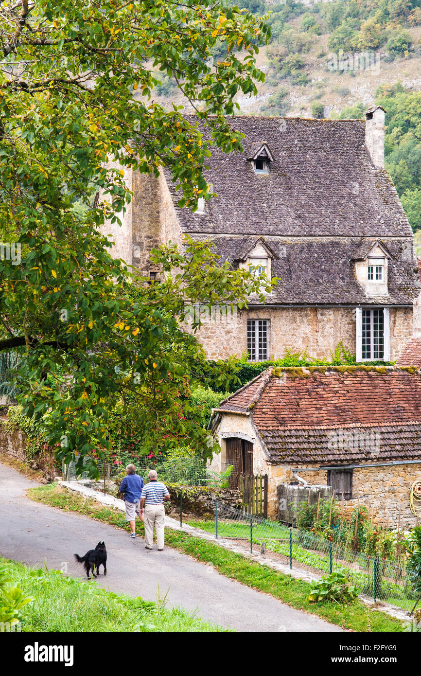 Autoire, “one of the most beautiful villages of France”, Lot, Midi ...
