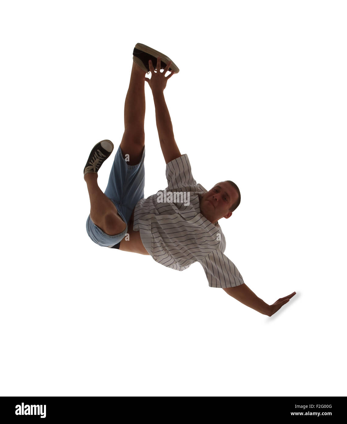 Teenager dancing break dance in action Stock Photo - Alamy