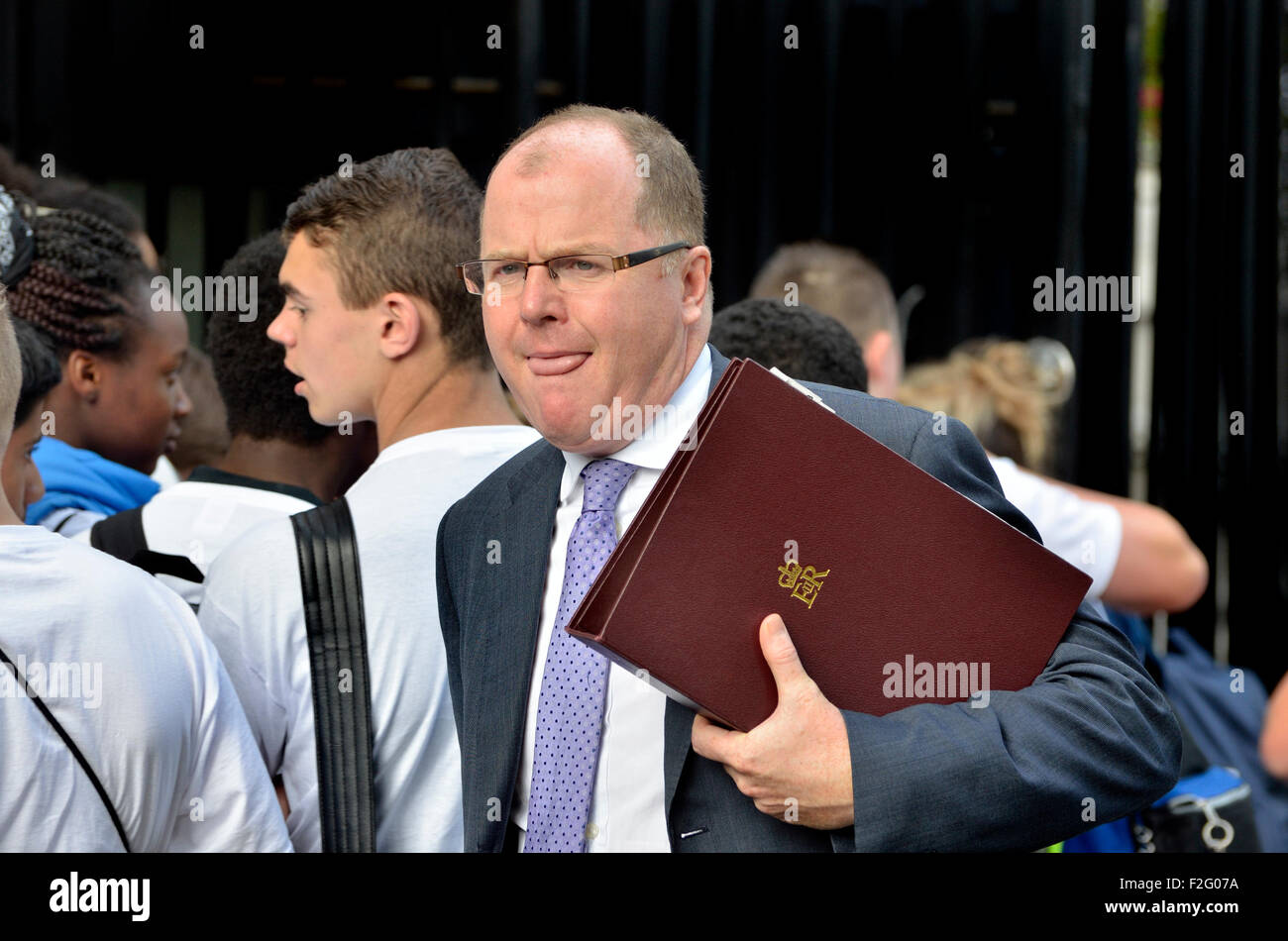 George Freeman MP leaving Downing Street - Conservative Member of ...