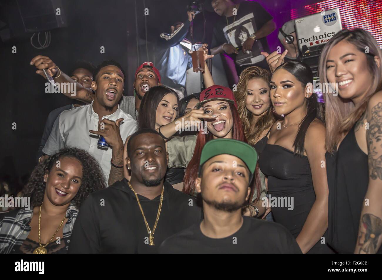 E.B. Wright celebrates her birthday at the Playhouse in Hollywood with ...